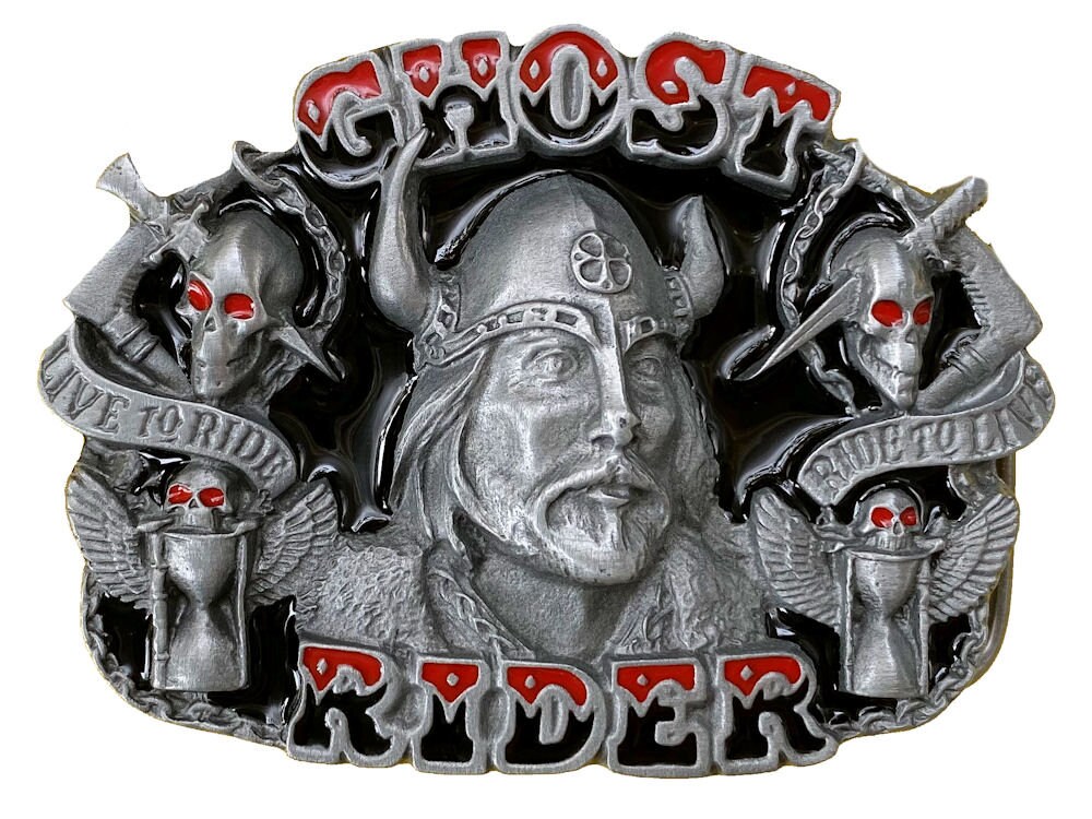 Ghost Rider Belt Buckle With Presentation Box - Etsy