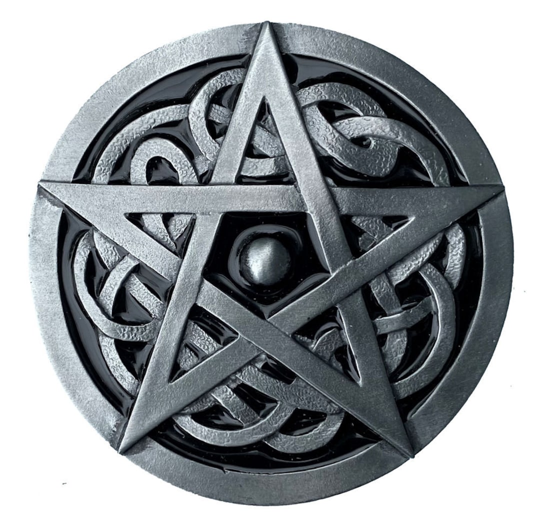 Pentagram Belt Buckle With Presentation Box - Etsy