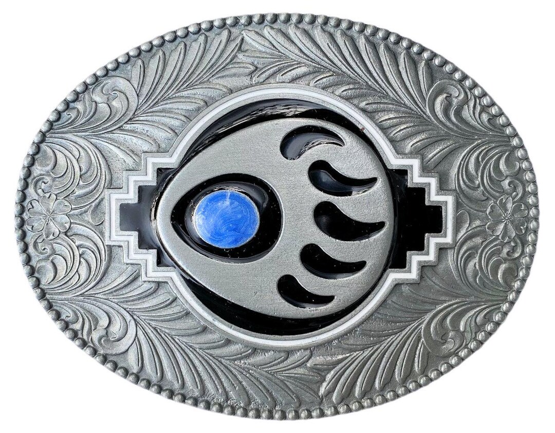 Western Cowboy Bear Claw Paw Belt Buckle - Etsy