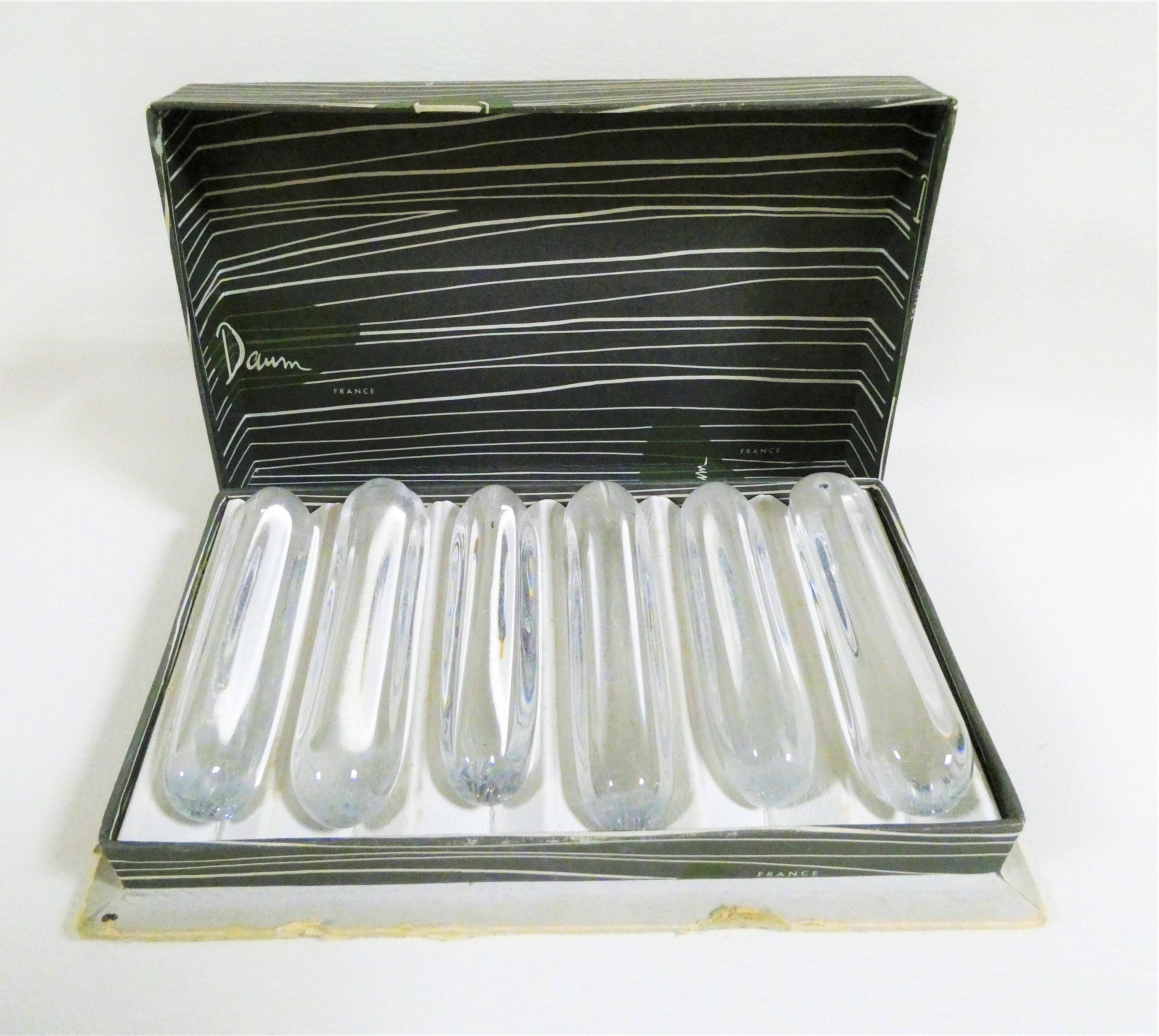 Daum Old DAUM Crystal Knife Holders France . - Etsy