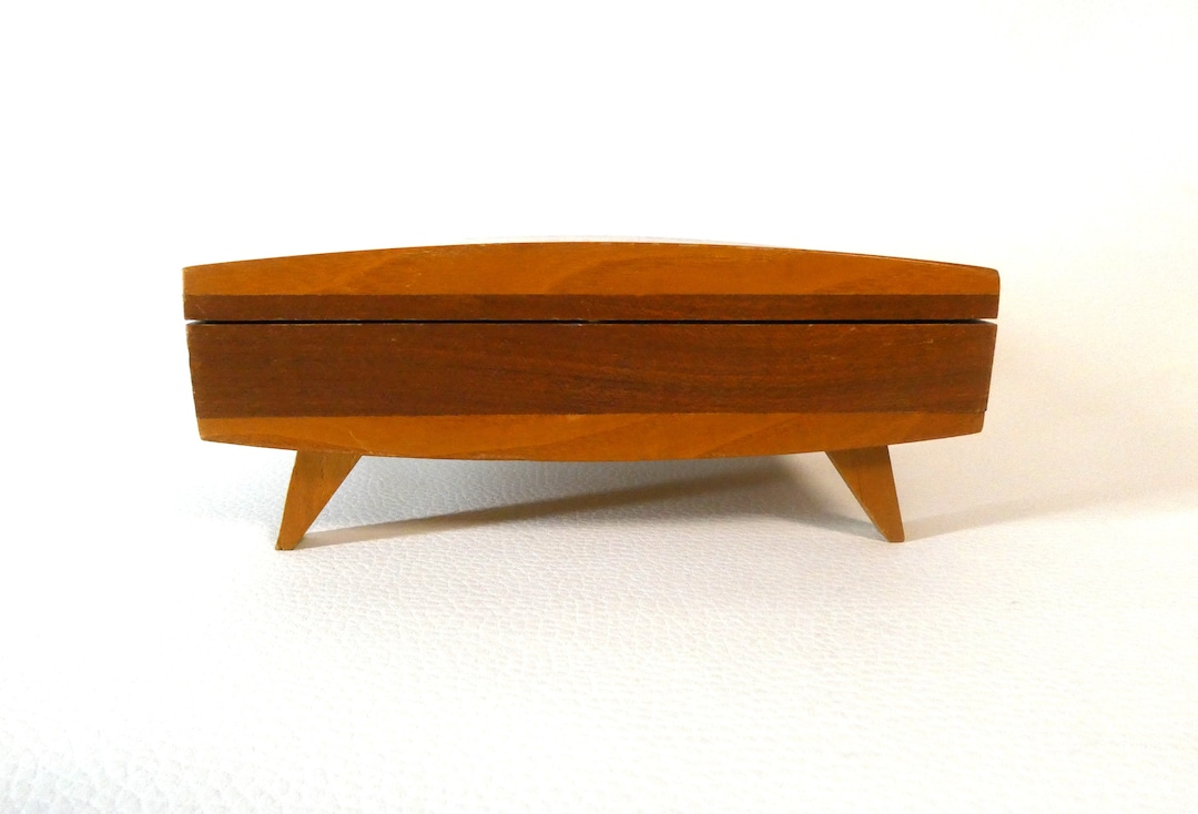 Scandinavian TEC Jewelry Box 1950-1960 - Etsy