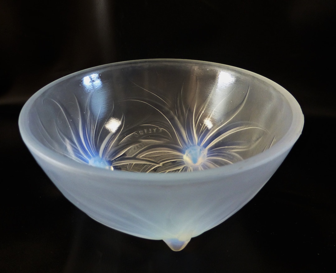 ETLING - Opalescent Bowl Signed Etling France - Etsy