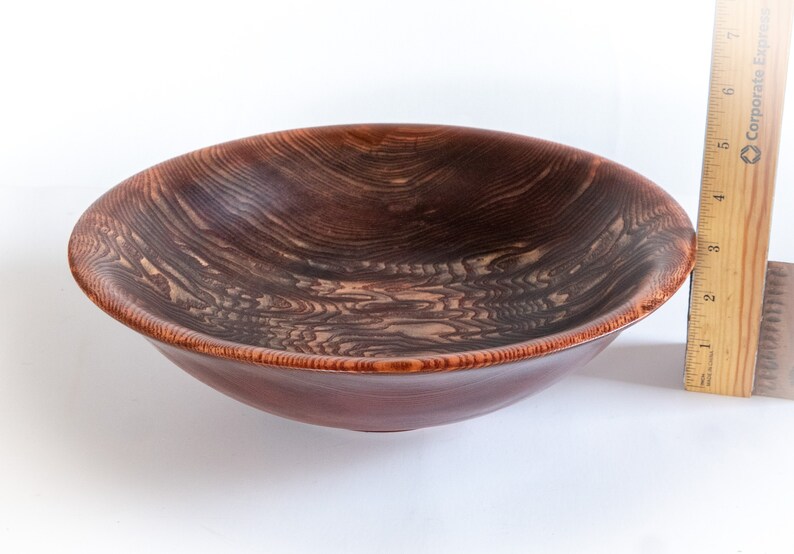 Unique Turned Stained Ash Wood Bowl Handmade Bowl Natural Home | Etsy