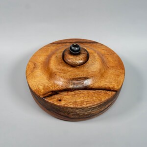 Artisan Mango Wood Keepsake Box - Hand-turned Wooden Craft, Unique ...