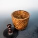 Handcrafted Wood Turned Oak Burl Lidded Bowl, Box With Cocobolo Finial ...