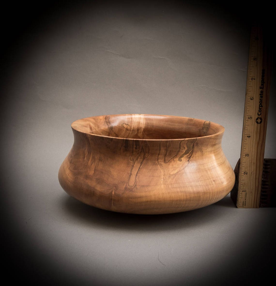 Unique Turned Deep Maple Wood Bowl Handmade Bowl Natural Home | Etsy