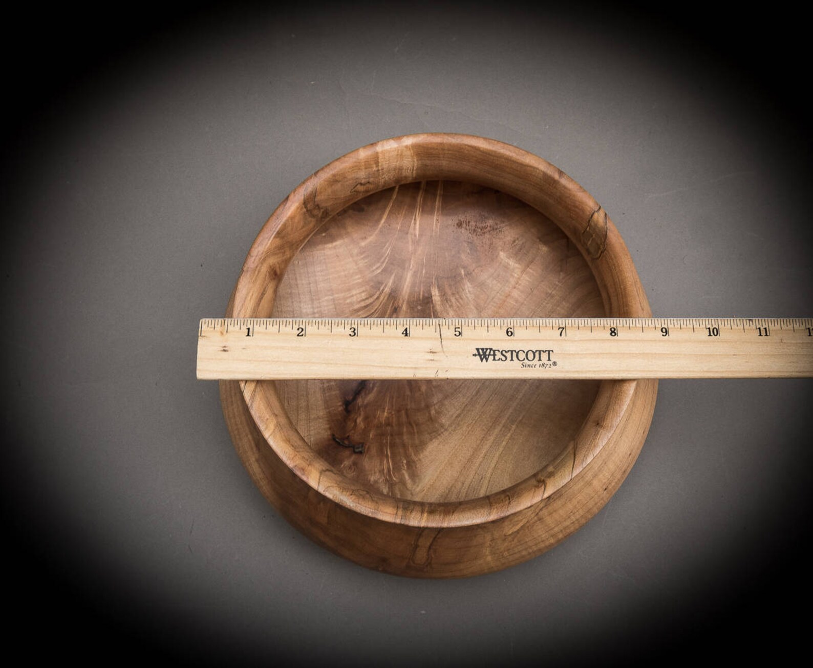 Unique Turned Deep Maple Wood Bowl Handmade Bowl Natural Home | Etsy