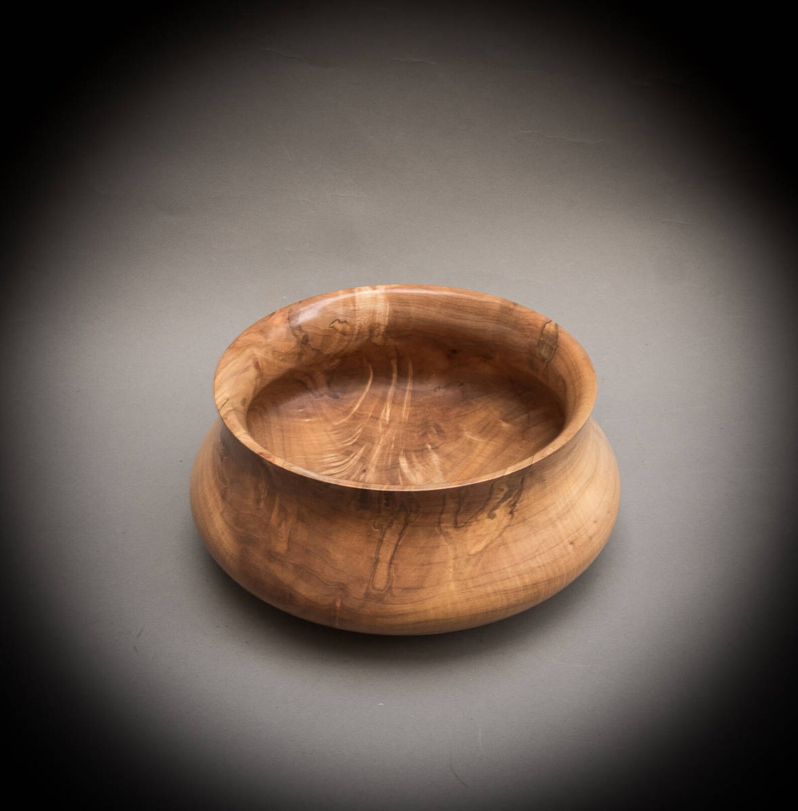 Unique Turned Deep Maple Wood Bowl Handmade Bowl Natural Home | Etsy