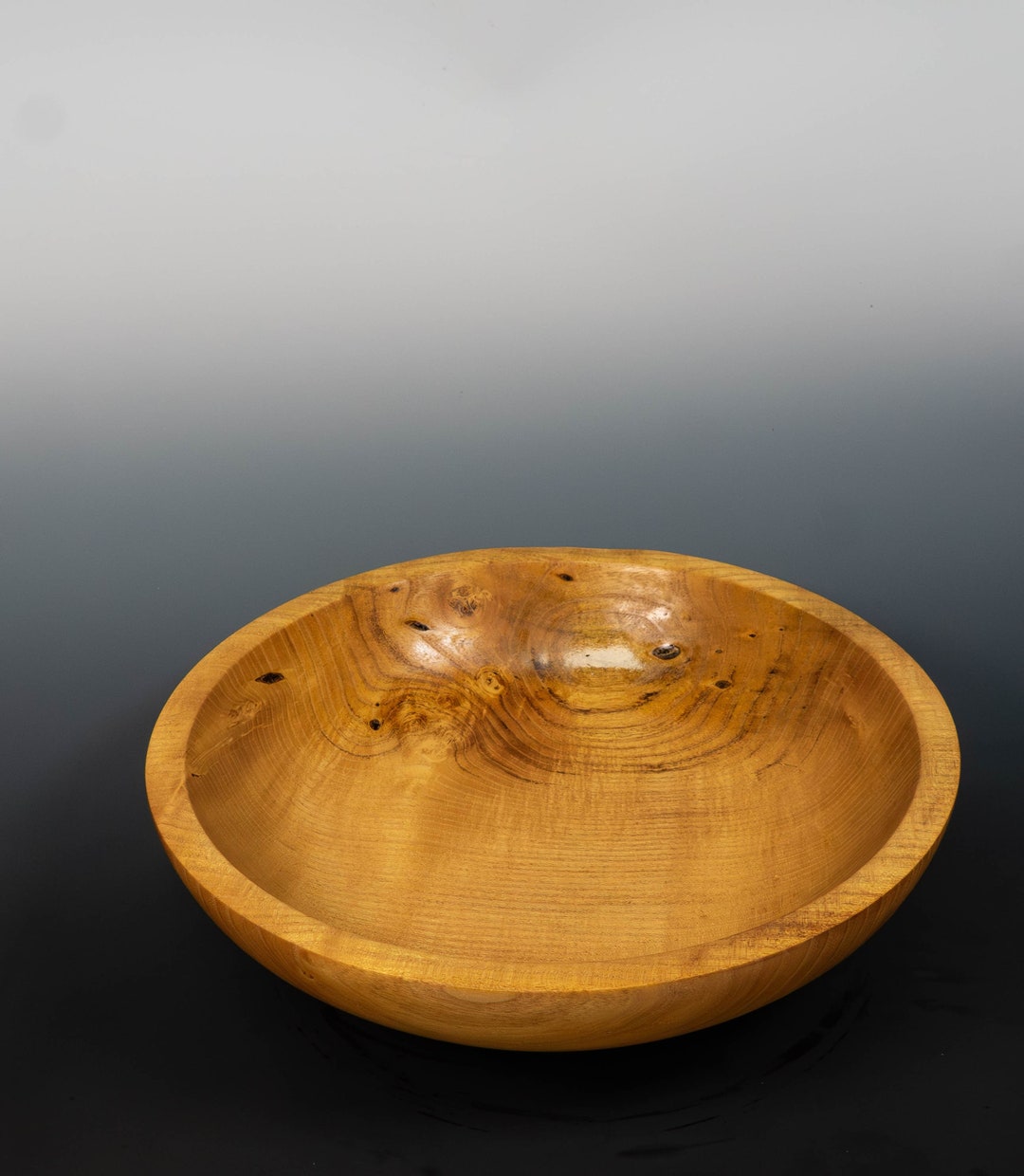Handcrafted Large Mulberry Wood Turned Bowl - Unique Wooden Artisanal ...