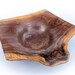 Unique Handmade Wood Turned, Carved Live Natural Edge Wooden Walnut ...