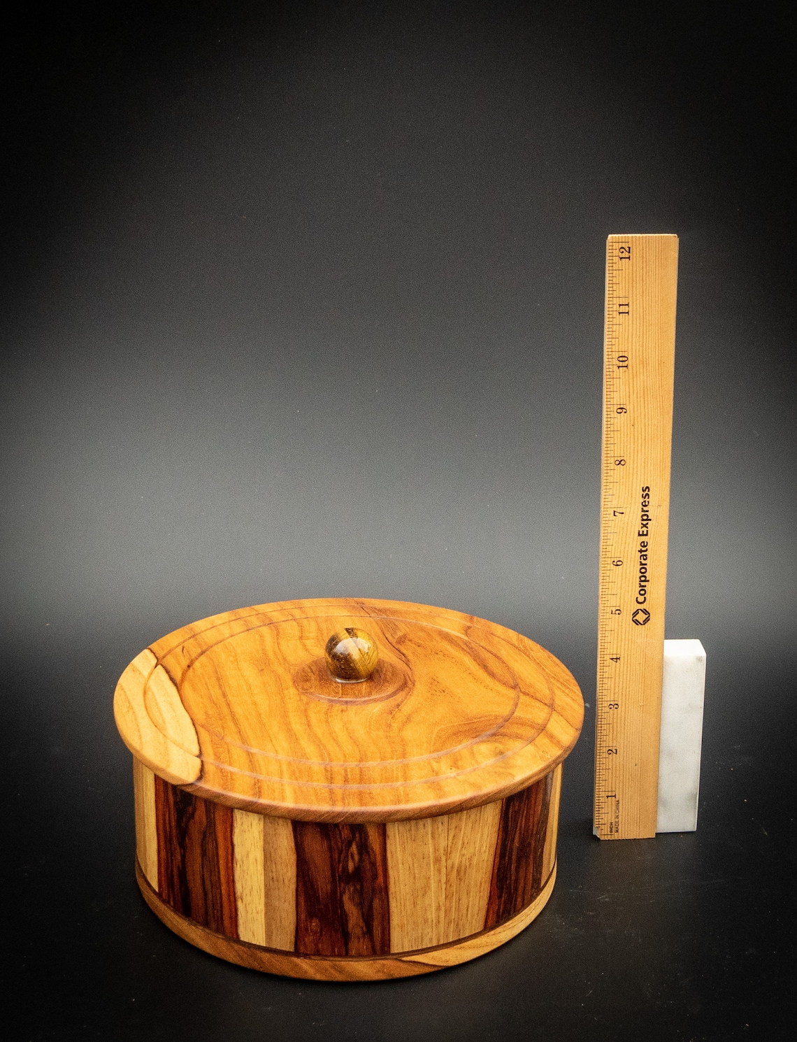 Unique Handmade Wood Turned Lidded Wooden Bowl Keepsake Box - Etsy