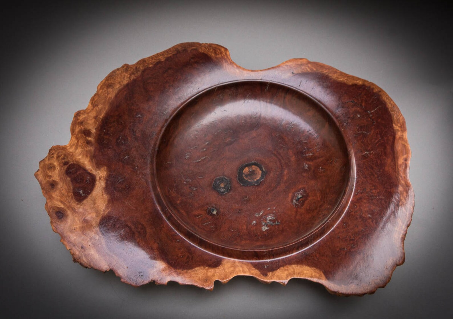 Red Mallee burl natural edge hand turned bowl ID 0255 | Etsy