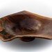 Unique Handmade Wood Turned, Carved Live Natural Edge Wooden Walnut ...