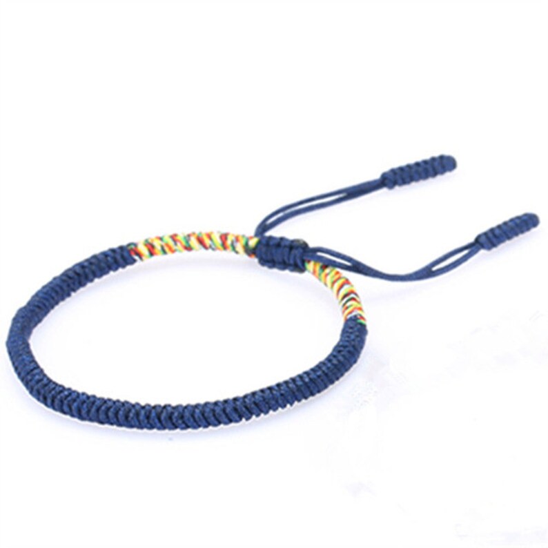 Tibetan Buddhist Lucky Rope Bracelet - Etsy