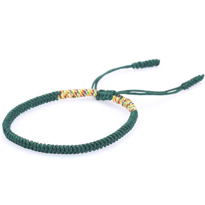 Tibetan Buddhist Lucky Rope Bracelet - Etsy