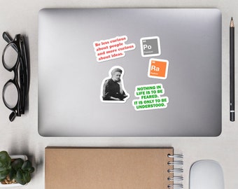 Marie Curie Sticker Scientist Gift Women in STEM - Etsy