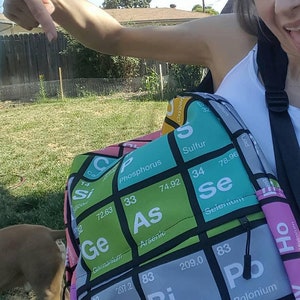 Periodic Table of Elements Backpack - Etsy