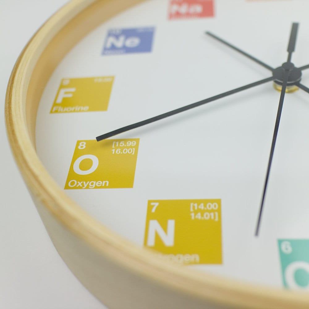 Periodic Table of Elements Clock | Etsy UK