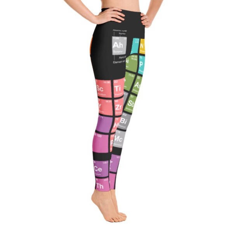 Periodic Table Yoga Leggings - Etsy