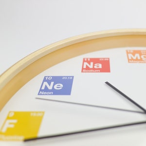 Periodic Table of Elements Clock - Etsy