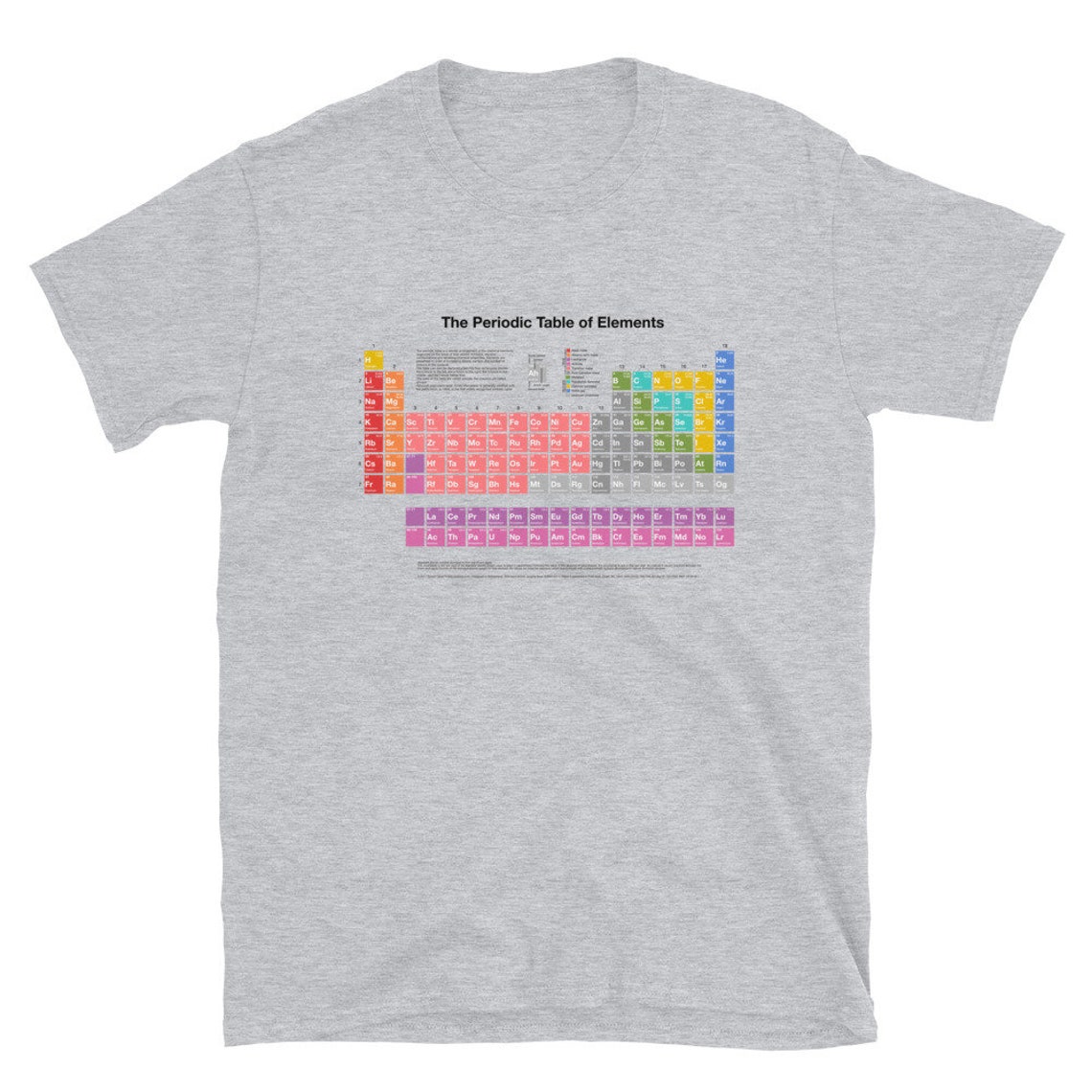 Periodic Table of Elements T-shirt Unisex for Science Nerds | Etsy