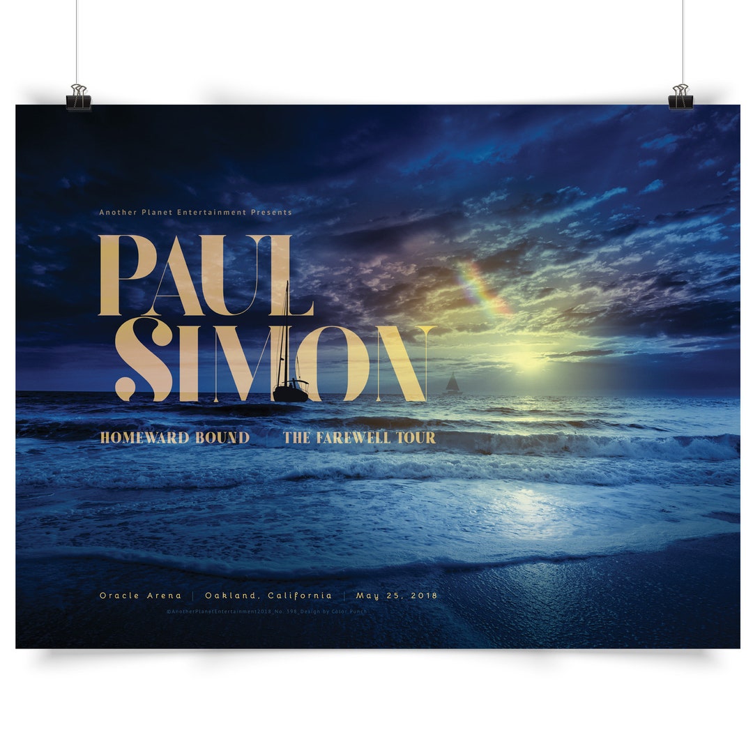 Limited Edition Paul Simon Poster - Etsy