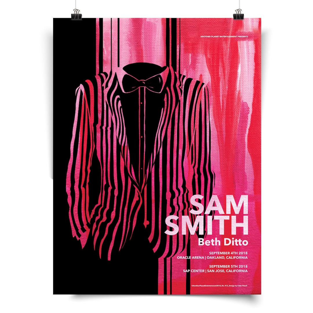 Limited Edition Sam Smith Poster - Etsy
