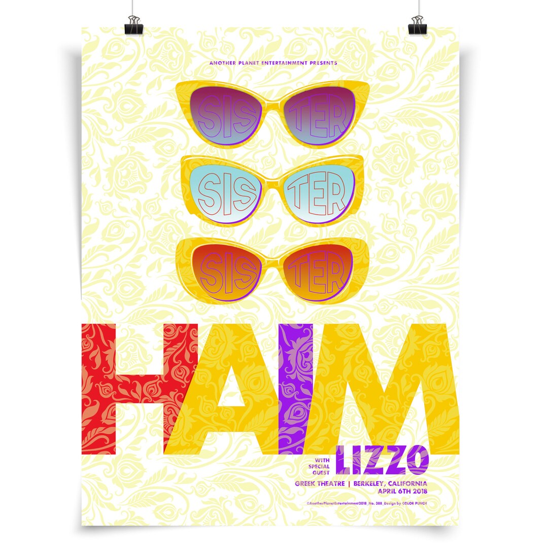 Limited Edition Haim Poster - Etsy