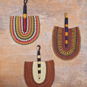PAI : Decorative Fan / Wall Decor / Fans / African Baskets - Etsy