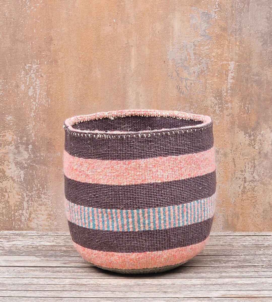 UZI: 11w X 11h Recycled Wool Basket /storage Basket - Etsy