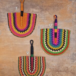 PAI : Decorative Fan / Wall Decor / Fans / African Baskets - Etsy