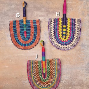 PAI : Decorative Fan / Wall Decor / Fans / African Baskets - Etsy