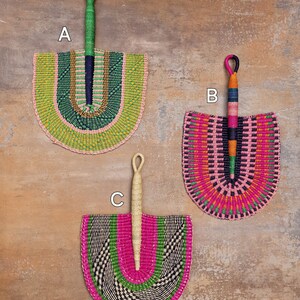 PAI : Decorative Fan / Wall Decor / Fans / African Baskets - Etsy
