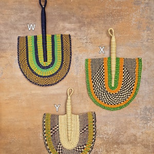 PAI : Decorative Fan / Wall Decor / Fans / African Baskets - Etsy
