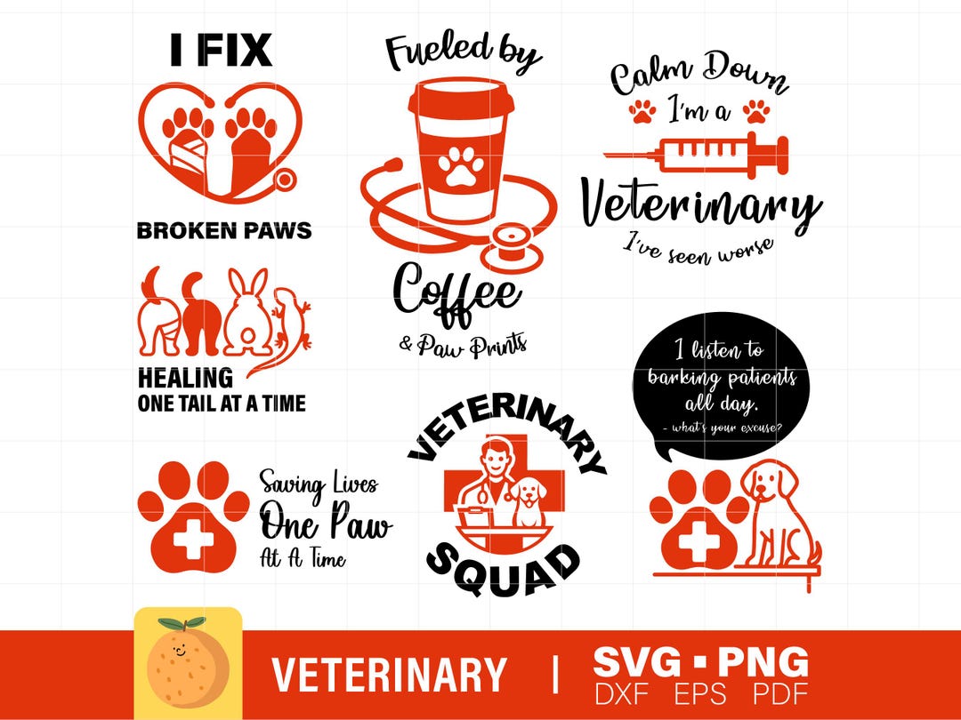 Veterinary SVG Cut File: Cricut, Silhouette (digital Download) - Etsy