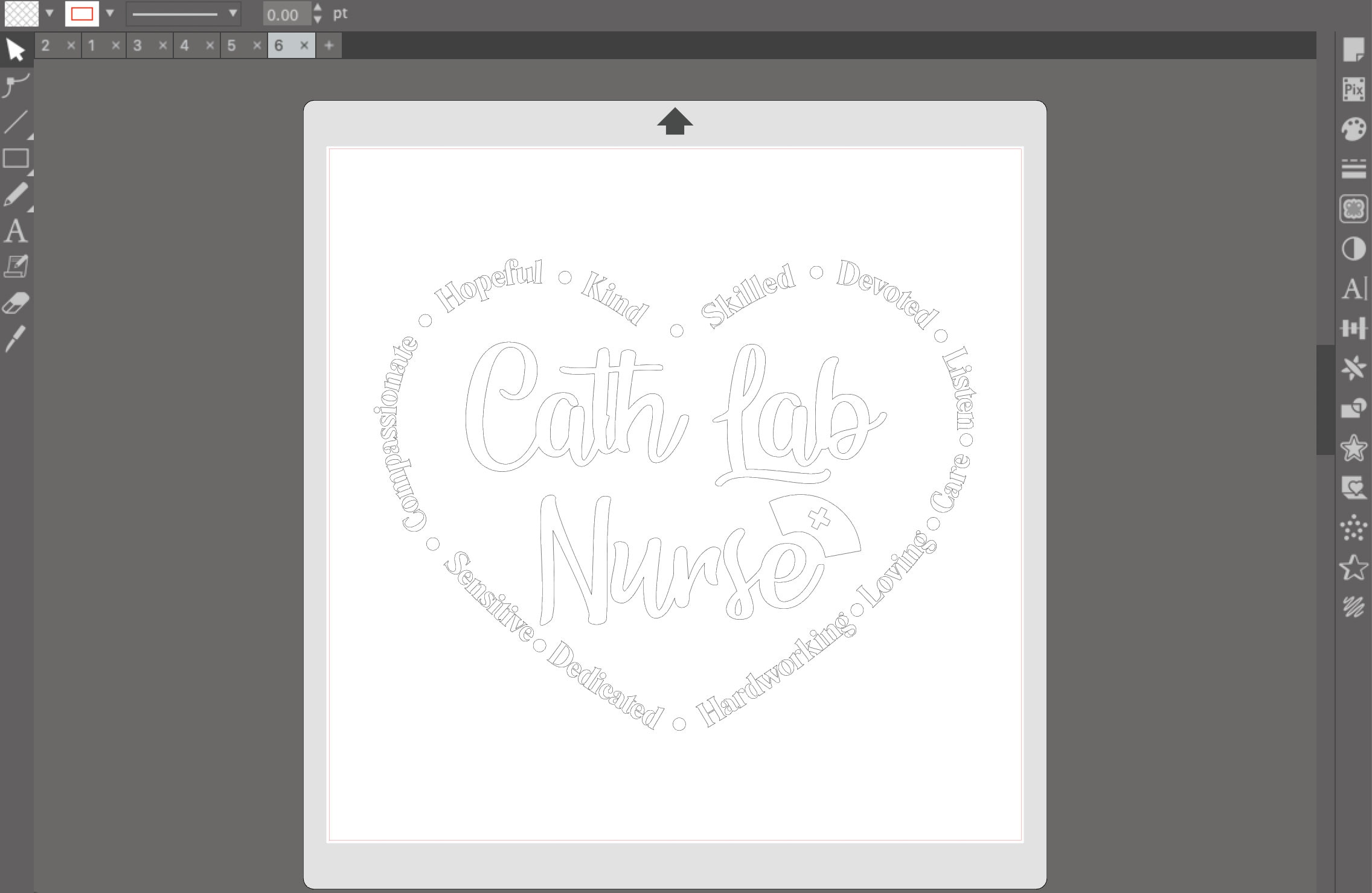 Cardiac Cath Lab Cath Lab Nurse Svg Cut File for Crafters - Etsy