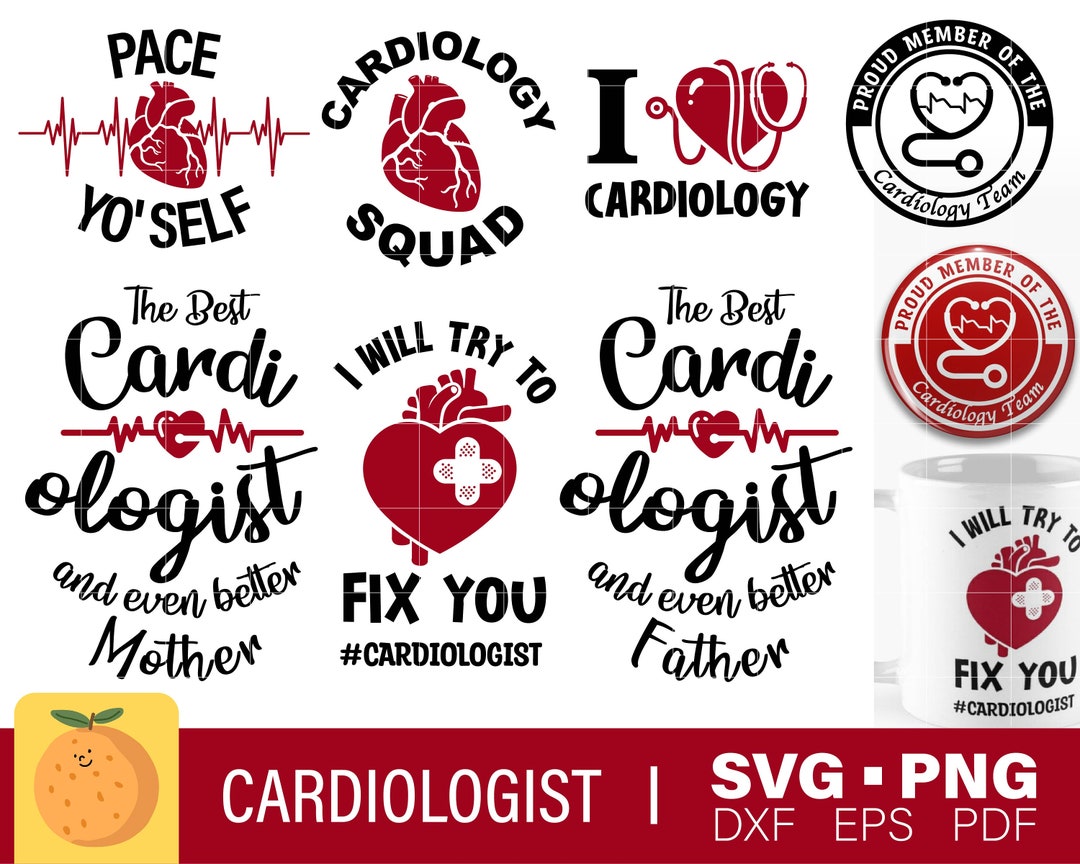 Cardiologist SVG Bundle: Cardiology Cut Files (digital Download) - Etsy