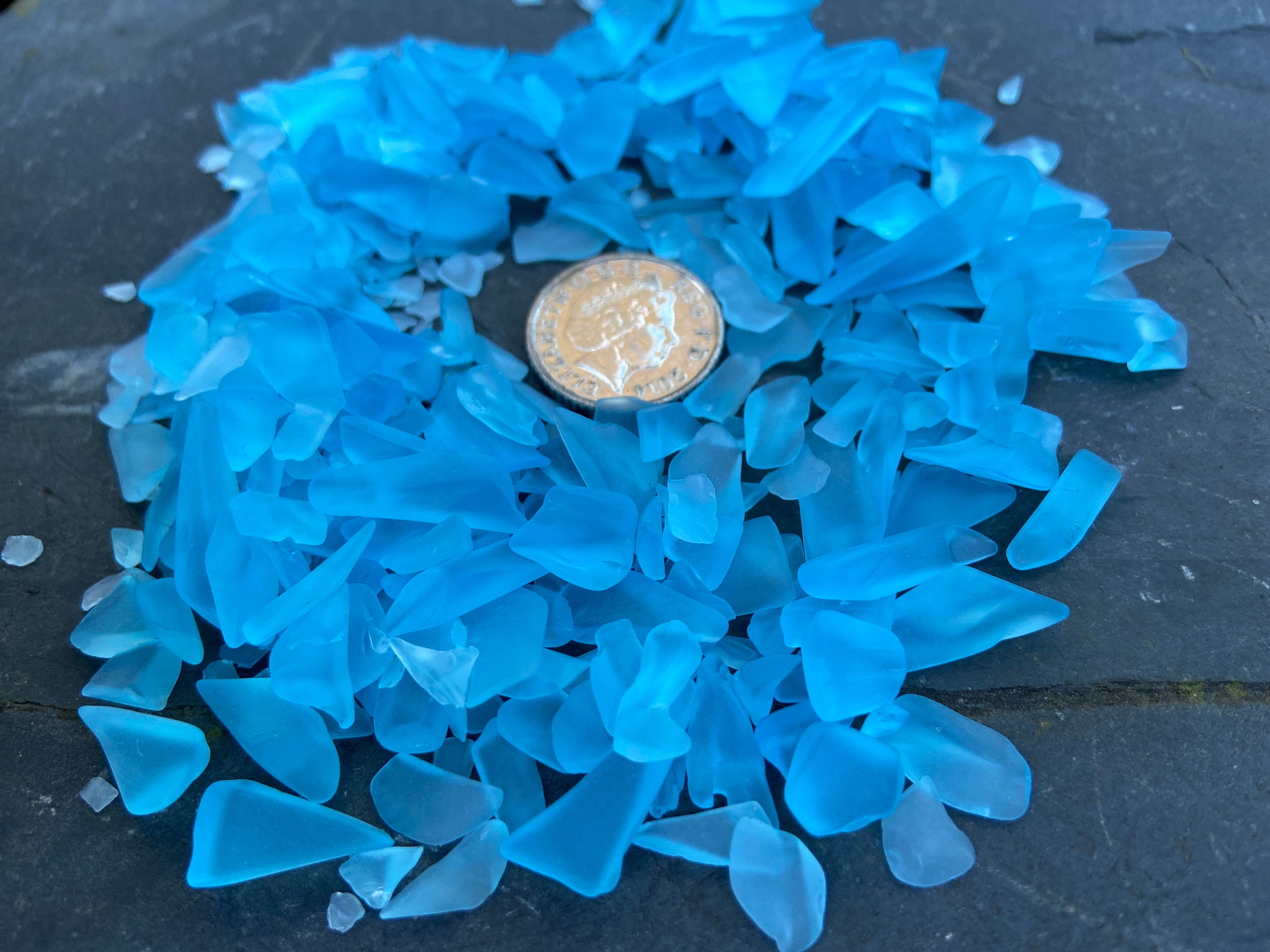 Turqoise, Tiny Pieces of Sea Glass, Tumbled, Weathered 1 X 40g Bag - Etsy
