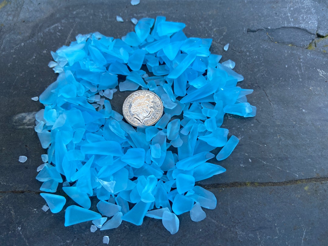 Turqoise, Tiny Pieces of Sea Glass, Tumbled, Weathered 1 X 40g Bag - Etsy