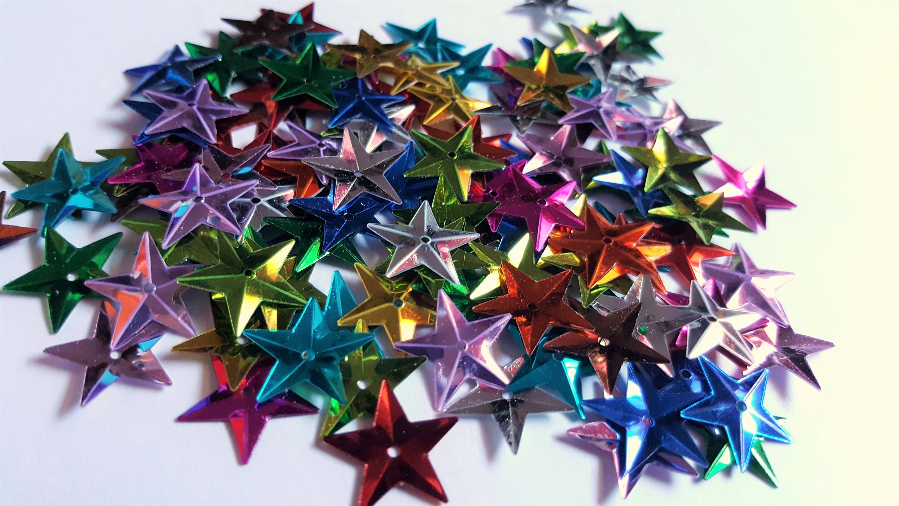 Metallic Star Sequins Star Sequins Star Stars Metallic - Etsy UK