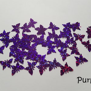 17mm Butterfly Sequins, Butterfly Sequins, Holographic Sequins, Sequins ...