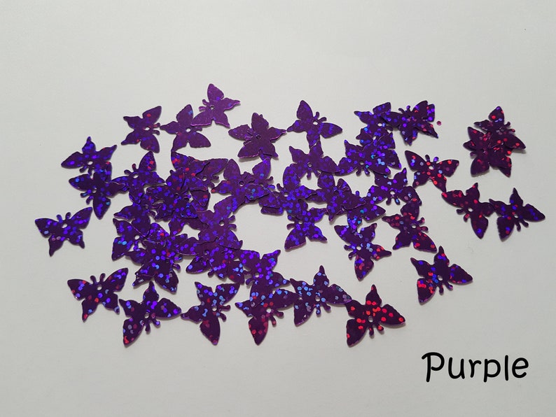 17mm Butterfly Sequins Butterfly Sequins Holographic | Etsy