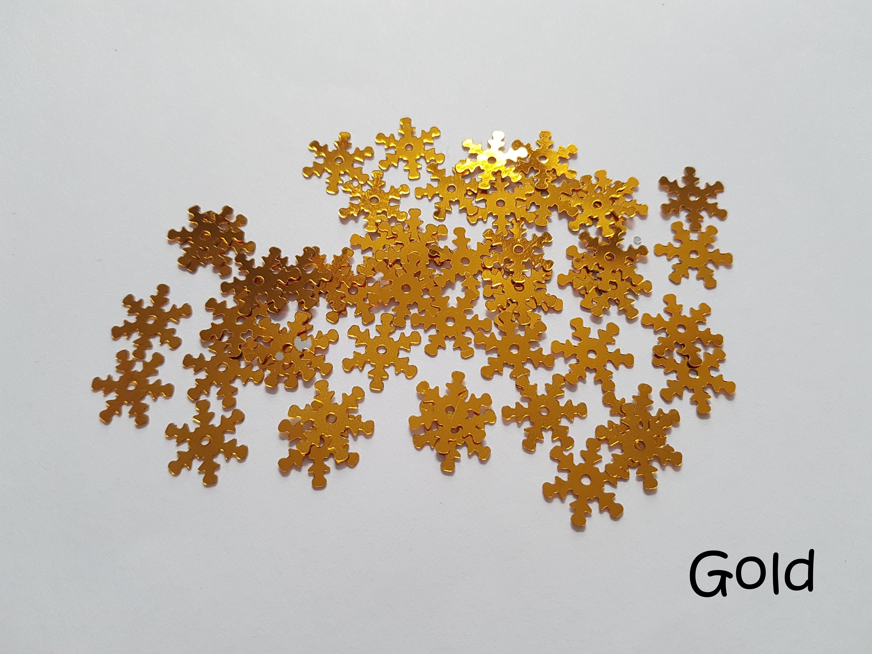 13mm snowflake sequins Snowflake sequins Christmas sequins | Etsy