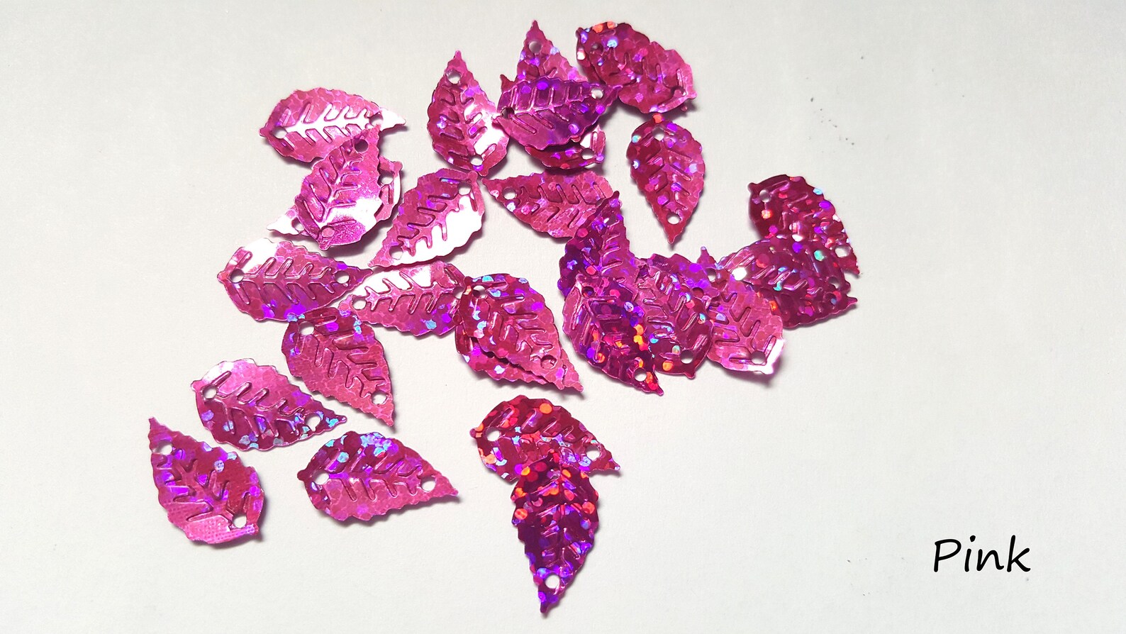 Leaf Sequins Leaf Confetti Holographic Sequins Sequins - Etsy