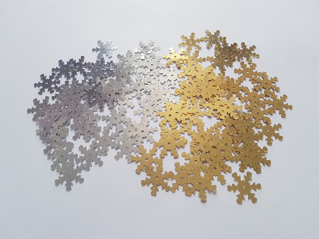 19mm Snowflake Sequins, Snowflake Sequins, Christmas Sequins, Sequins ...