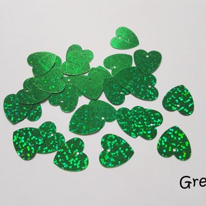 Heart Sequins, Holographic Heart Sequins, Holographic Sequins, Sequins ...