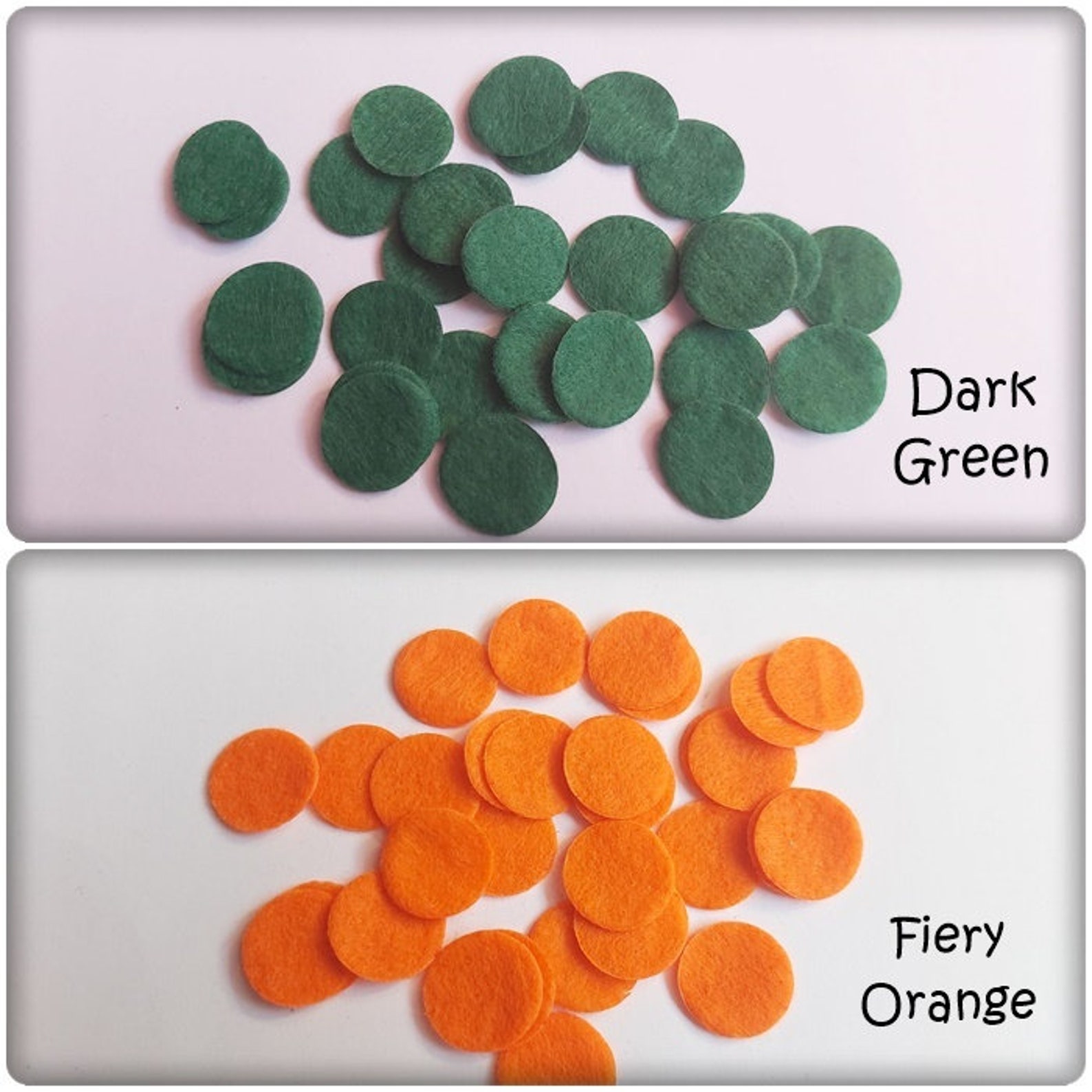 20mm Felt Circles Felt Circles Felt Shapes Felt | Etsy