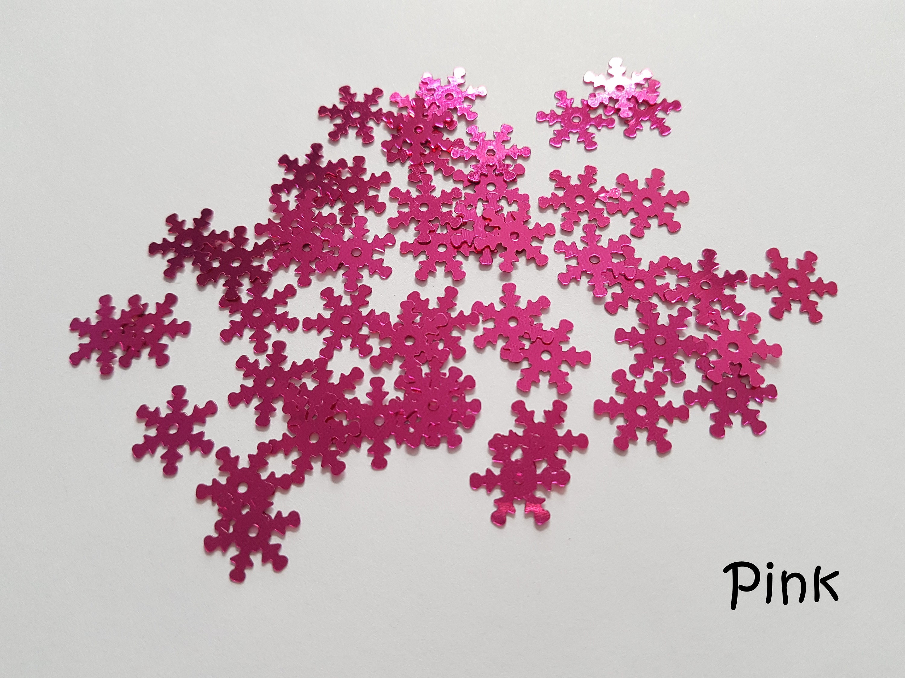 13mm snowflake sequins Snowflake sequins Christmas sequins | Etsy