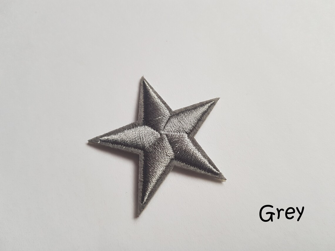 Star Applique Star Patch Iron on Applique Iron on Patch - Etsy