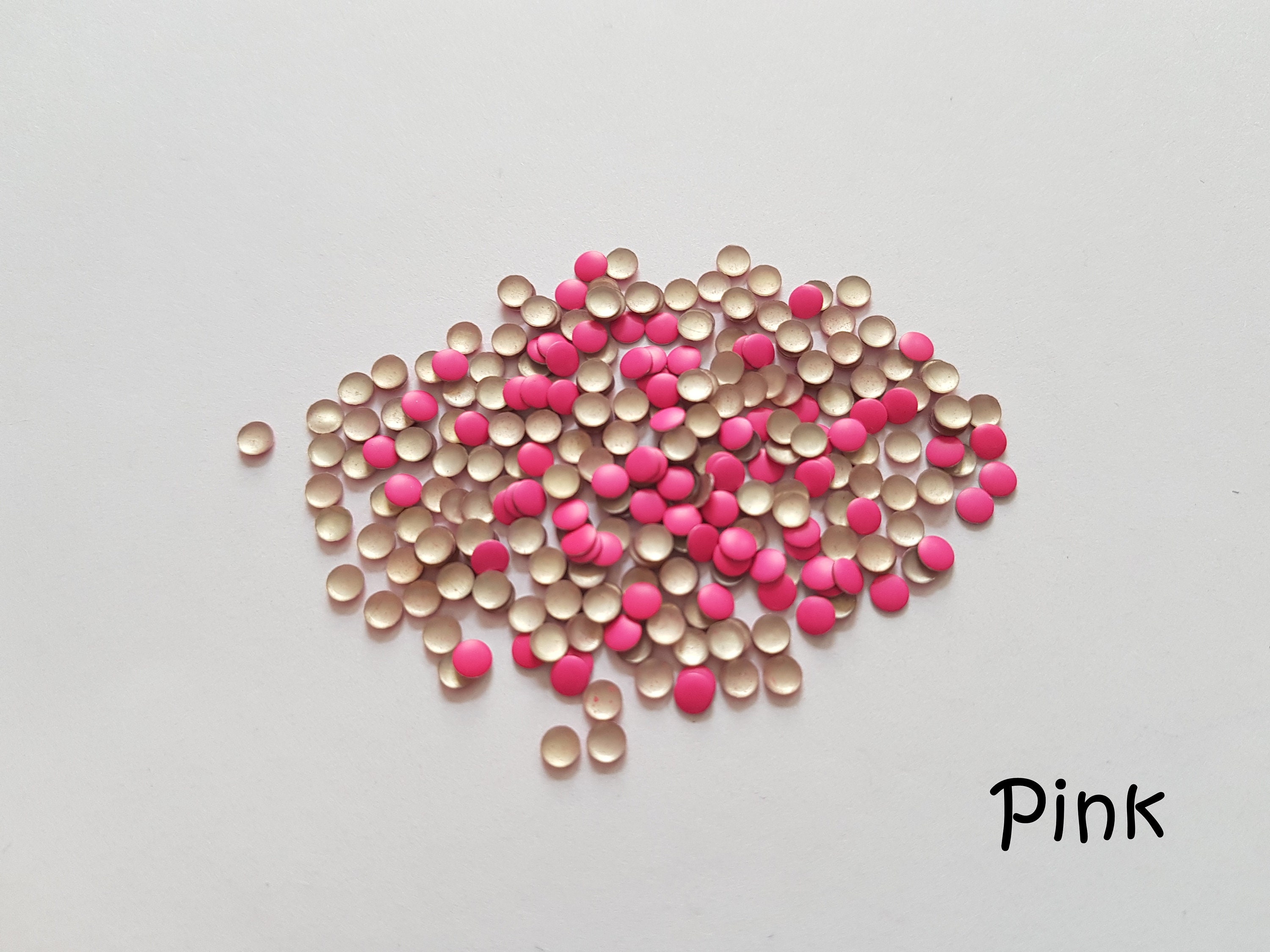 3mm Round Studs Round Studs Metal Studs Nail Art Studs | Etsy